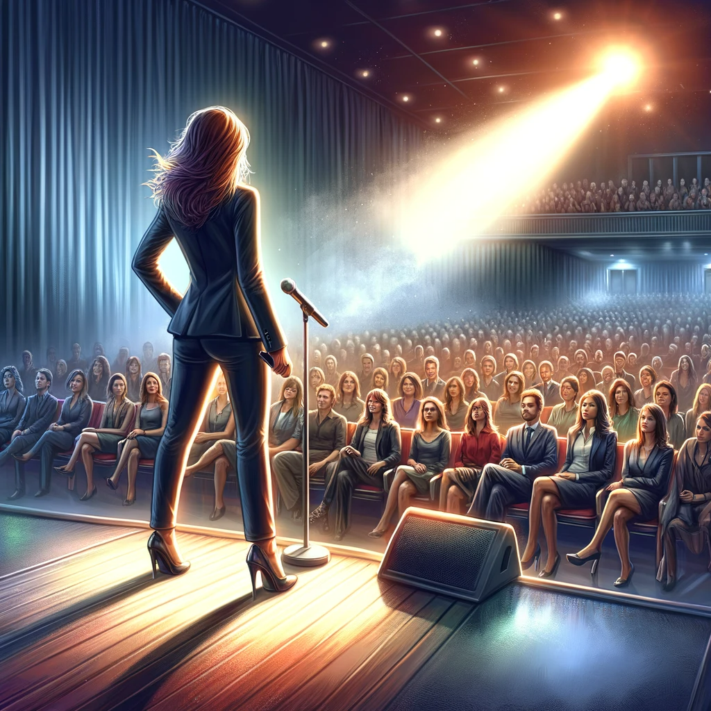 The first step to breaking through fear of public speaking